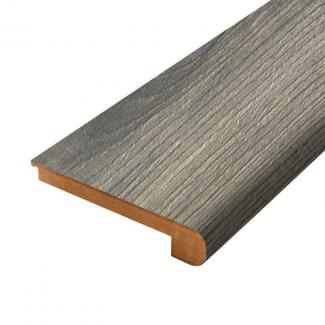 Mohawk Laminate Flush Stair Nose 96-INCH Lunar Oak | OnFlooring