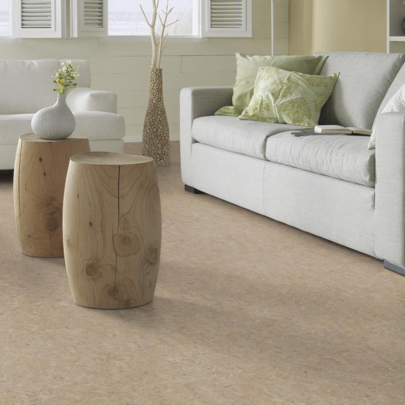 Forbo Marmoleum Cinch LOC Seal Square Weathered Sand | OnFlooring