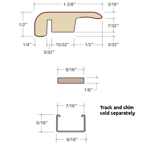 End Cap 94-INCH IFC Ocoee Hickory WP0860 00011 | OnFlooring