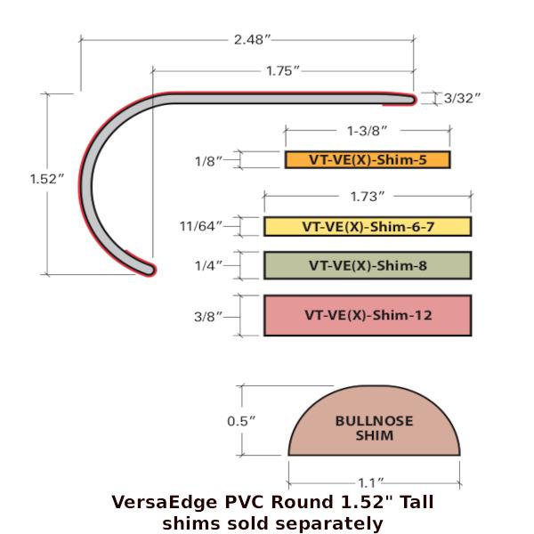 VersaEdge Stair Nose PVC 94-Inch COREtec Manila Oak VV012-00760 ...