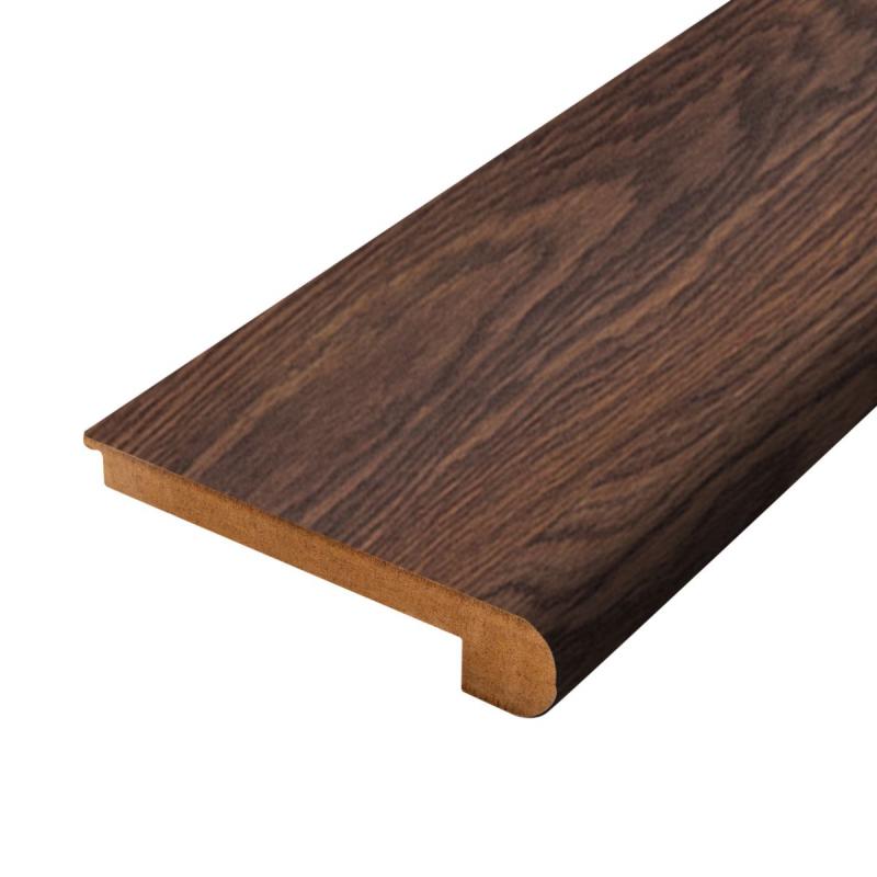 Mohawk Laminate Flush Stair Nose 96-INCH Rich Barrel Oak | OnFlooring