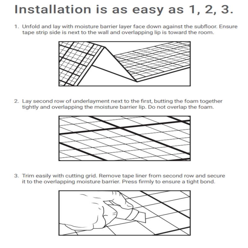 Mohawk Platinum LU39 Underlay 100SF Pack | OnFlooring