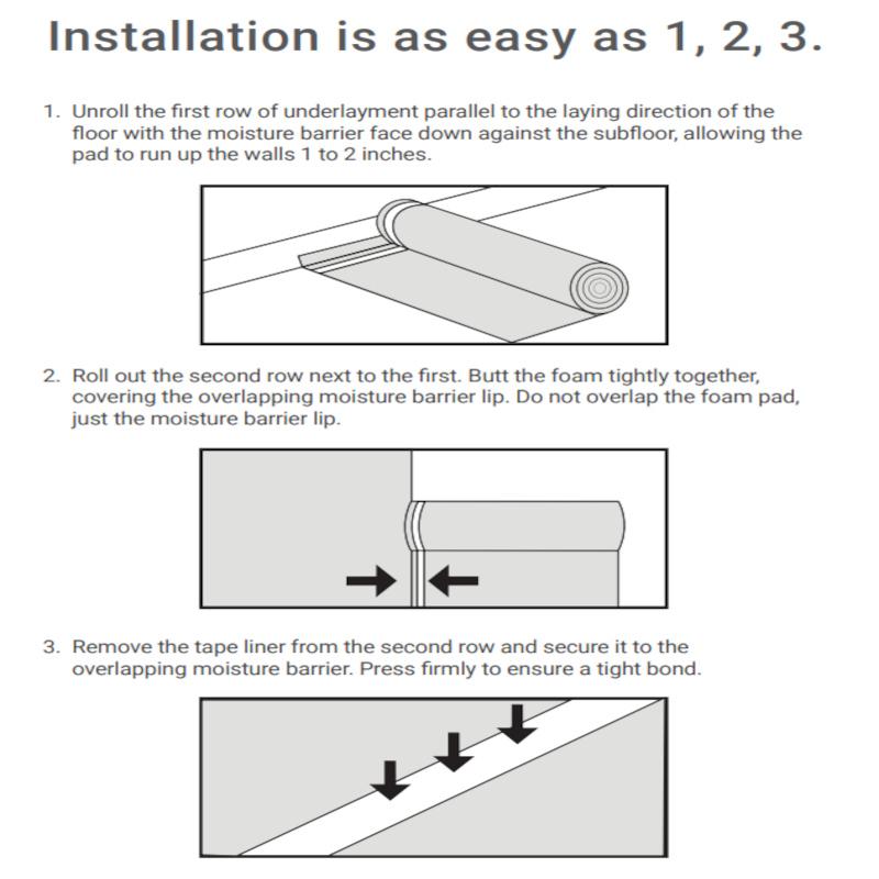 Mohawk Moisture Guard Underlay 100SF Roll | OnFlooring