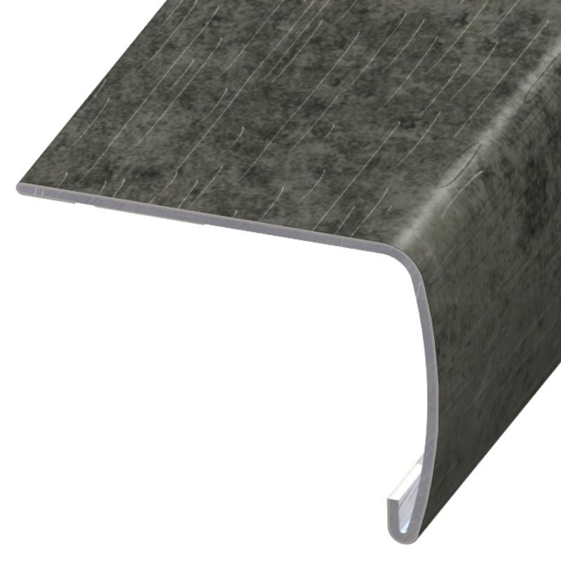 VersaEdge Stair Nose 94-Inch Tarkett Concreto Onyx IN311-12 | OnFlooring