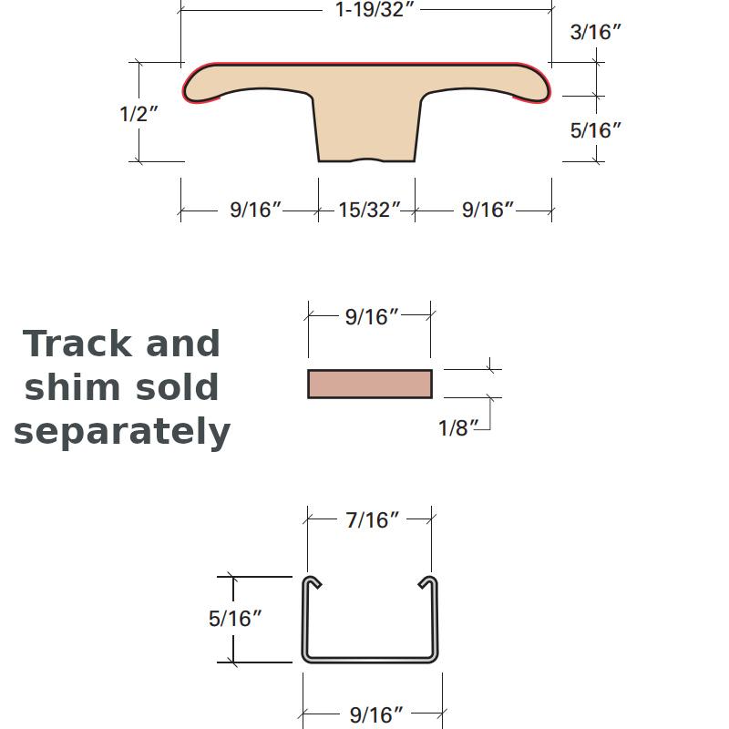 T-Molding 94-inch Lifeproof Gainesville Oak | OnFlooring