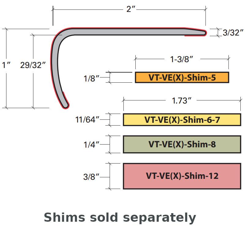 VersaEdge Stair Nose PVC 94-Inch IFC Post Oak SP0672 00005 | OnFlooring