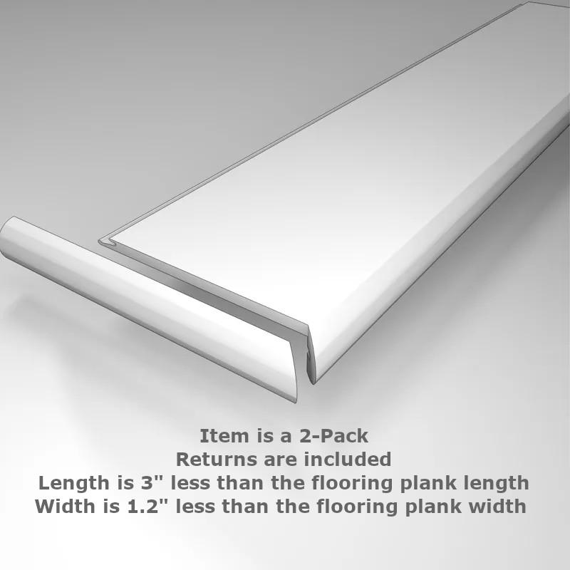 Pergo TrueMatch Flush Stair Nose PSR18-938 SMOKE WISP OAK | OnFlooring